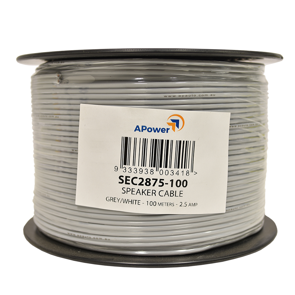 Speaker Cable Grey Black AP AUTO speaker-cable-grey-black-ap-auto